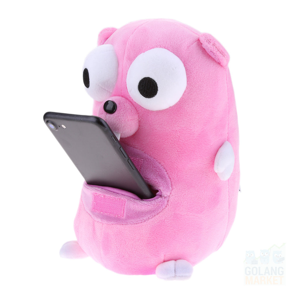 Golang Gopher Plush (with pocket) – GolangMarket Gopher Store